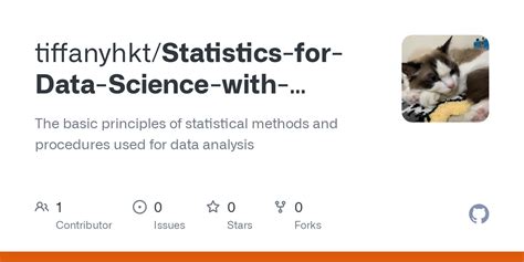 GitHub Tiffanyhkt Statistics For Data Science With Python The Basic Principles Of Statistical