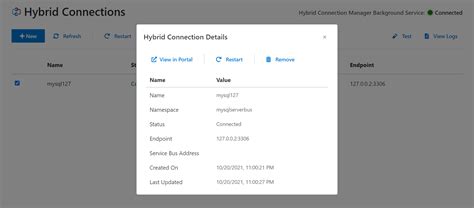 conexões híbridas no serviço de aplicativo do azure azure app service