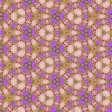 Modele El Caleidoscopio En Colores En Colores Pastel Flores De La Flor