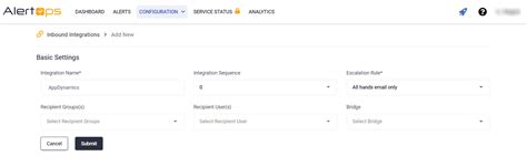 Appdynamics Prebuilt Integration