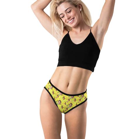 Custom 80s Panties With Your Face On Them Face Undies