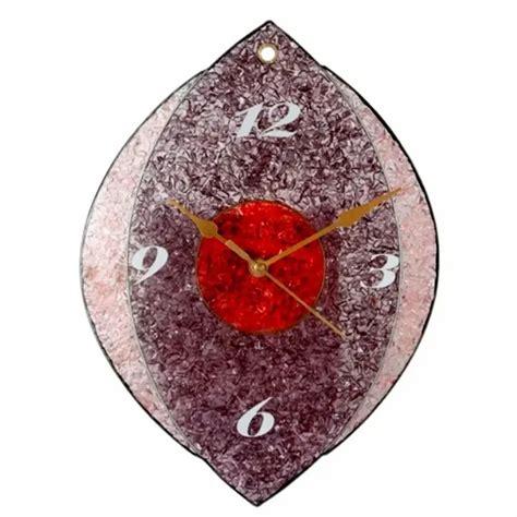 Light Purple Agate Analog Clock At ₹ 749piece In Khambhat Id