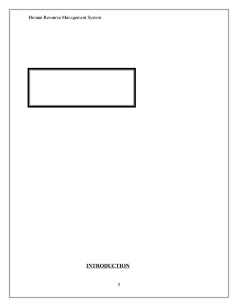 Human Resource Management System Java Project Doc Computer Software