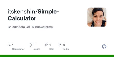 Github Itskenshinsimple Calculator Calculadora C Windowsforms