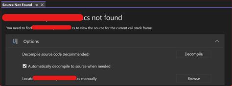 C Source Not Found You Need To Find Class To View The Source For The Current Call Stack
