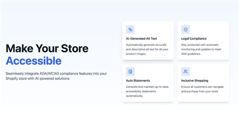 Accessibility And Ada Eaa Wcag Easy Accessibility Ada And Wcag Compliance Tool For Shopify