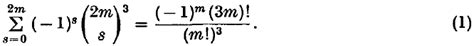 Proofs Of Some ‘binomial Identities By Means Of Macmahons ‘master Theorem Mathematical