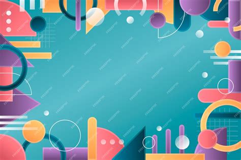 그라데이션 기하학적 배경 무료 벡터