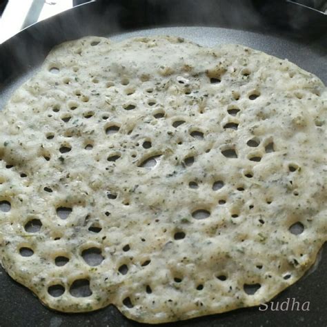 Kasuri Methi Ghavan कसुरी मेथी घावन Rice Flour Crepe With Dried