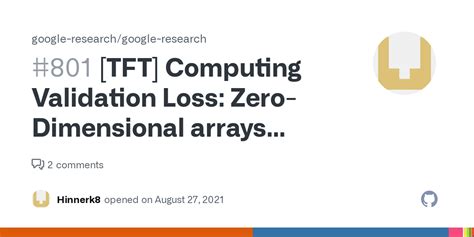 [tft] computing validation loss zero dimensional arrays cannot be