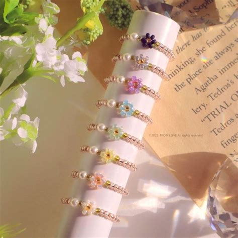 💗프롬러브 비즈반지 비즈팔찌 일러스트💗 On Instagram “2022 𝑁𝐸𝑊 방금 아이디어스에 업로드 했어요🤍 3일간 신상 할인 진행 중이니 구경하러 오세용 ̈