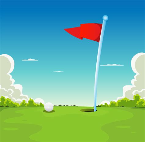 Golf Green With Flag At Mary Lockridge Blog