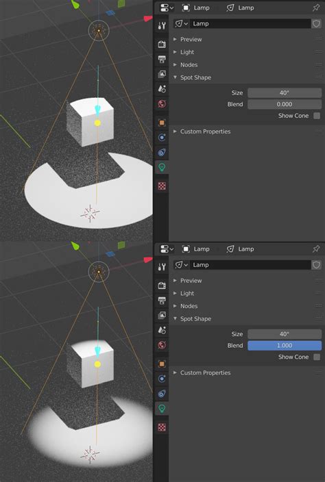 How To Change Shadow Softness Of Light Blender Stack Exchange