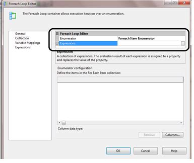 Solved Need Help To Configure ForEach Loop Container To Use ForEach Item Enumerator In SSIS