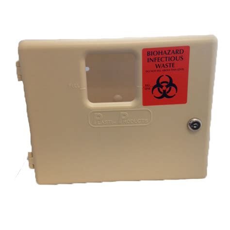 First Aid Supplies Locking Wall Mounted Sharps Container First Aid Supplies Locking Wall Mounted Sharps Container