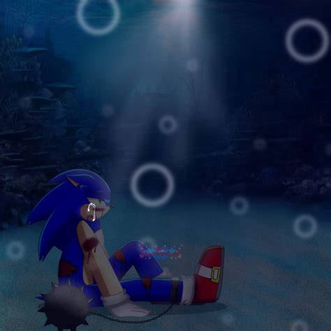 Sonic Death Drowning Redraw By Elenahedgehogyt On Deviantart