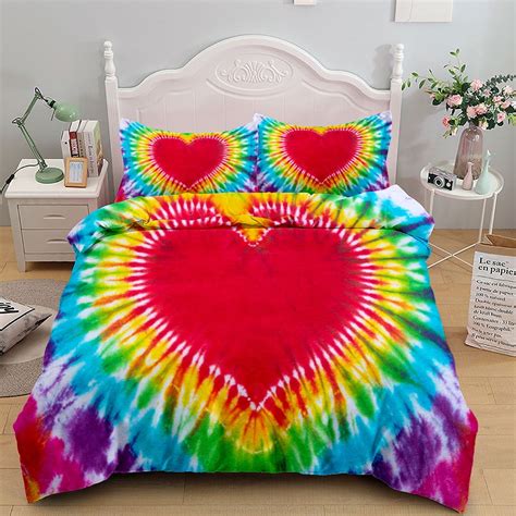 3d Tye Dye Art Fashion Duvet Cover Set King Double Full Twin Single