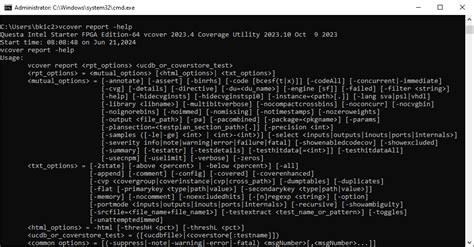 Questa Intel Fpga Code Coverage · Github