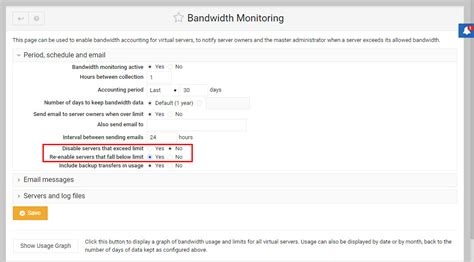 Bandwidth Monitoring Not Working For One Single Virtual Server Virtualmin Virtualmin Community