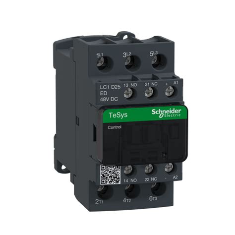 Tesys Deca Contactor 3p 25a 48v Dc Coil Compact Design