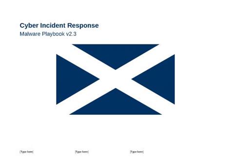 playbook 23944 cyber incident response generic malware playbook v3