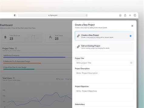 Project Management Dashboard Create Project By Muhammad Hamza Aamir On Dribbble