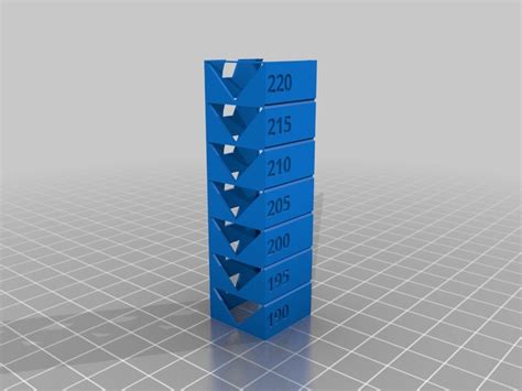 Free 3d File Calibration Tower 190 220・3d Printer Design To Download・cults
