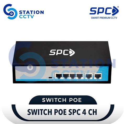 Jual Spc Switch Poe 4 Port Power Over Ethernet 4 Ch Shopee Indonesia