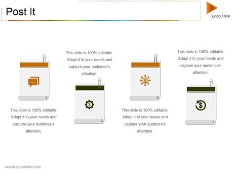 Post It Ppt Powerpoint Presentation Outline Icons