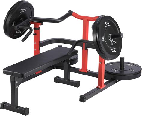 Chest Press Machine Weight Bench Press Machine Adjustable Flat