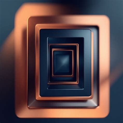 Free Nested Metallic Squares Image Download At Stockcake