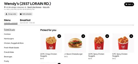 Wendys Menu With Prices Updated July TheFoodXP