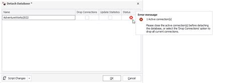 Detach A Database