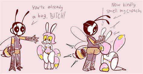Rule 34 Ambiguous Gender Bug Bug Sodabug Bulge Humiliation Humor Imminent Sex Sodabug Toony