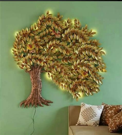 Golden Side Tree At ₹ 11220piece दीवार की सजावट In Faridabad Id