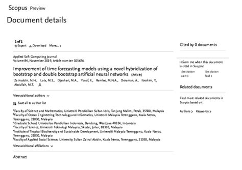 Pdf Improvement Of Time Forecasting Models Using A Novel