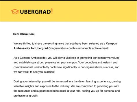 Ishika Soni On Linkedin Ubergrad Internship Campusambassador