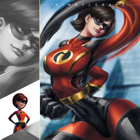 Elastigirl Deviantart Helen Parr Los Increibles 3d Model 3d Printable