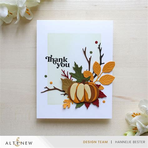 Altenew Pumpkin Patch Clear Stamp Die Embossing Folder And Stencil