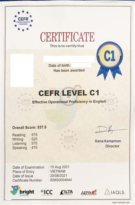 Chứng Chỉ Cefr C1 Là Gì Thi C1 Cefr ở đâu