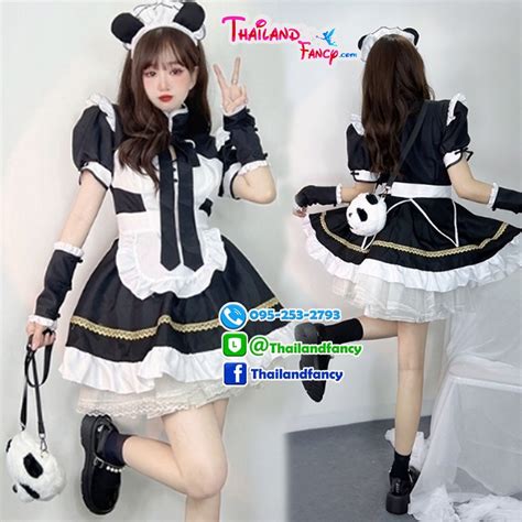 ชุดแฟนซีแม่บ้าน ชุดสาวใช้ ชุดเมดการ์ตูนญี่ปุ่น Maid Cosplay ชุดเมดเจ้าหญิงโลลิต้า ชุดเมดอะนิเมะ