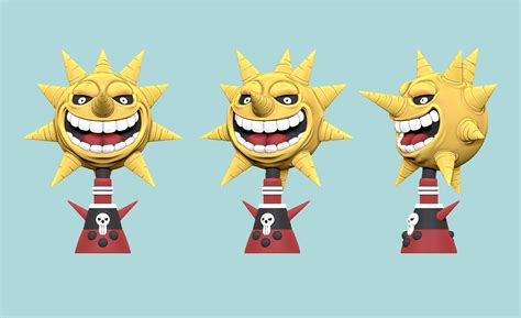☀️ Evil Sun Soul Eater Fan Art・ Stl File For ・cults