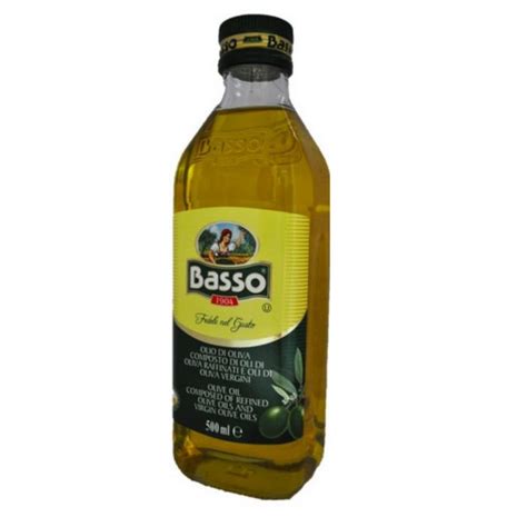 ზეითუნის ზეთი რაფინირებული ცივი დაწურვის 500მლ Basso 12 82 ლარად ნიდოზე 8004123000260