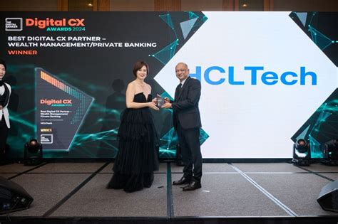 Hcltech Superchargingprogress Digitalcxawards Financialservices Customerexperience