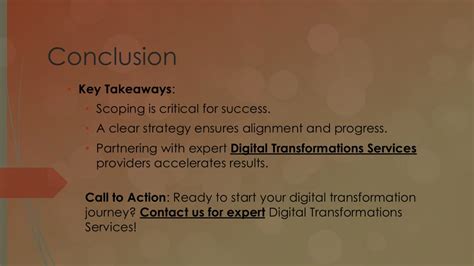 Ppt Digital Transformation How To Scope And Execute Strategy