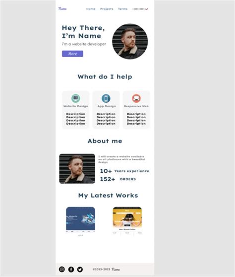 Create A Responsive Portfolio Website Using Html Css And Js By Togrulabdulayev Fiverr