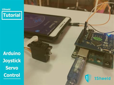 arduino joystick servo control using 1sheeld