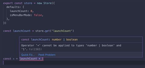typescript error when setting the store · issue 64 · sindresorhus