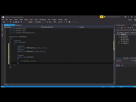 Create Properties And Methods In C