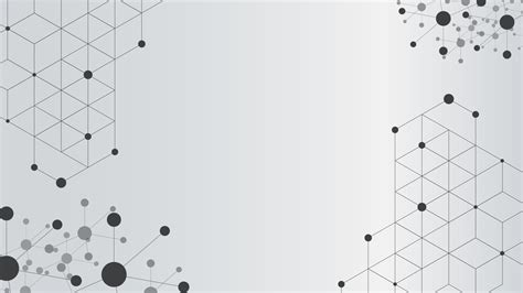 Dots Lines And Hexagons Pattern Abstract Geometric With Simple